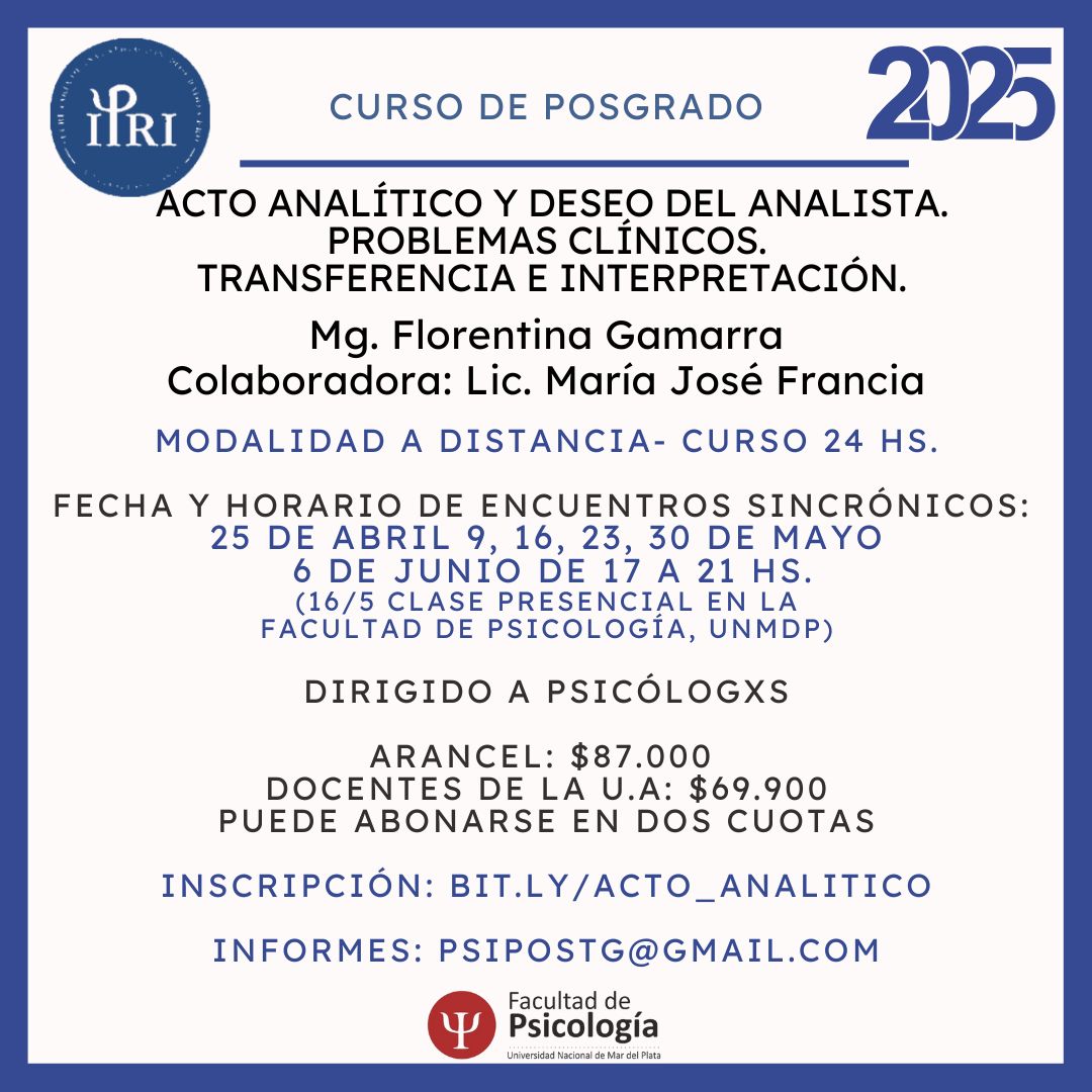 Campus Virtual de la Facultad de Psicología UNMDP : Resultados de la búsqueda